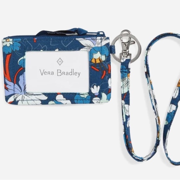 Vera Bradley | Accessories | Nwt Vera Bradley Zip Id With Lanyard ...